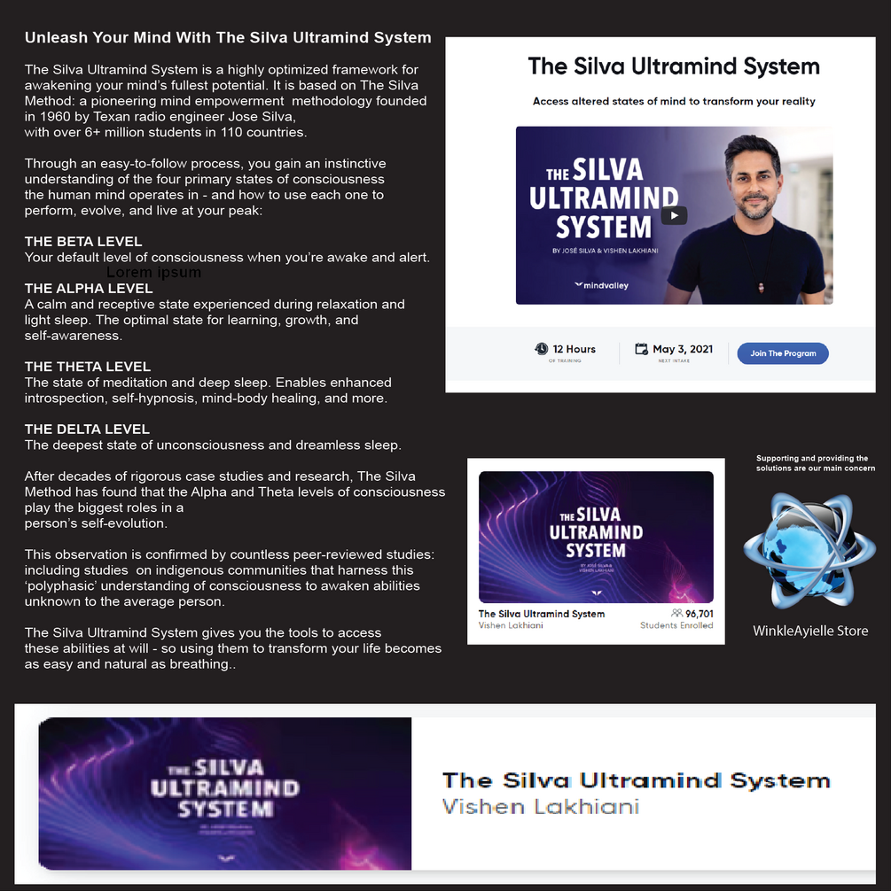 The Silva UltraMind System Vishen