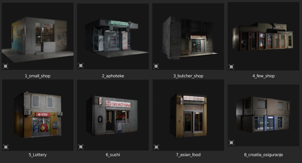 Shops, Stores, Buildings - 8 Quality And Realistic Assets For Assets ...