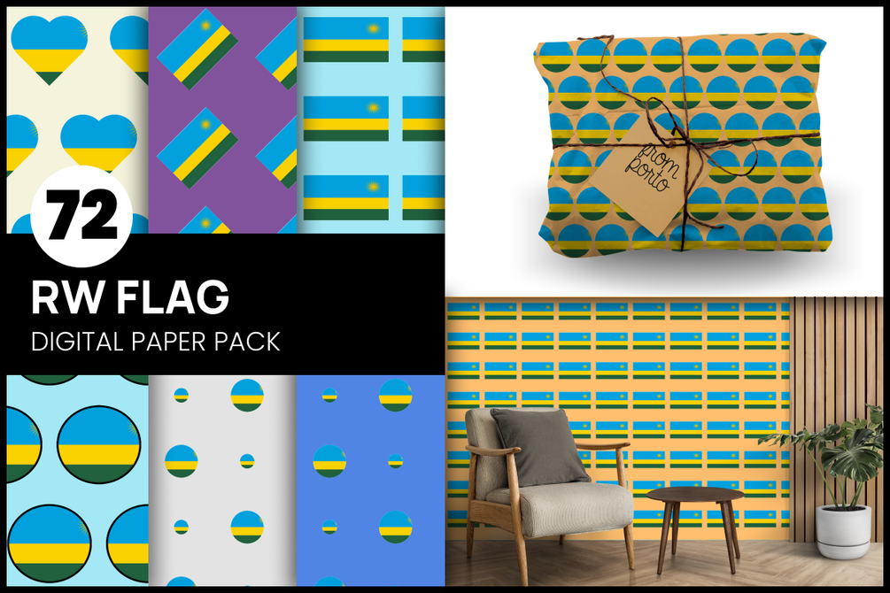 RW Flag Seamless Patterns