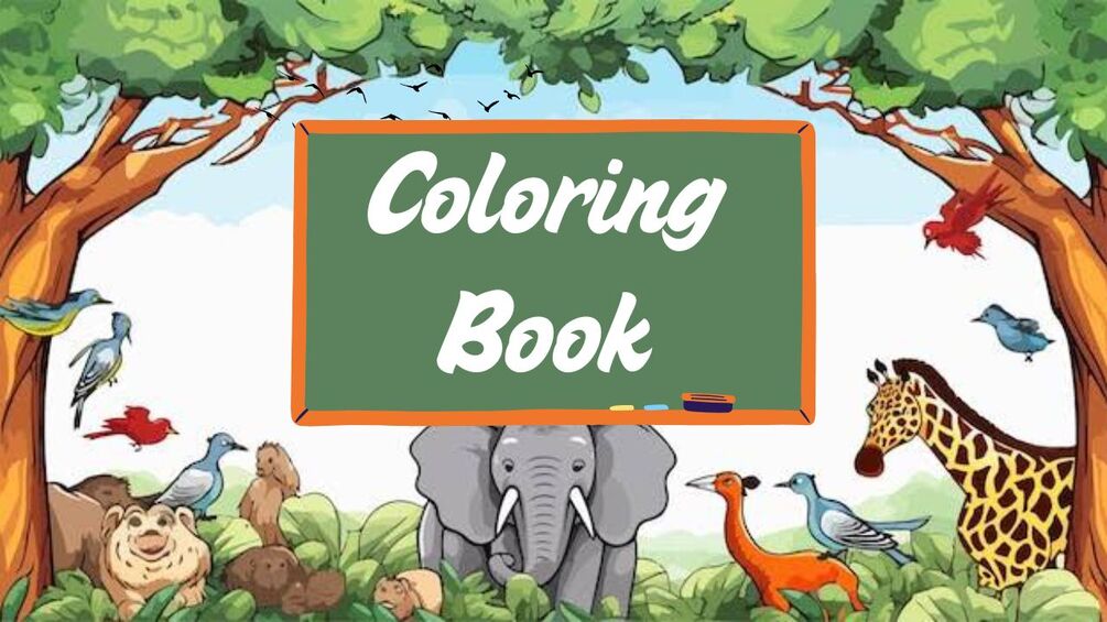 Coloring Book: Land Animal
