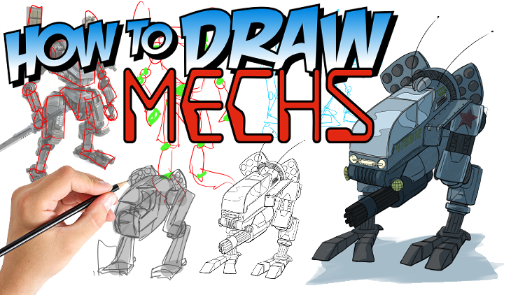 New Course- How To Draw Mechs, Bots, and Transformers!! - juggertha