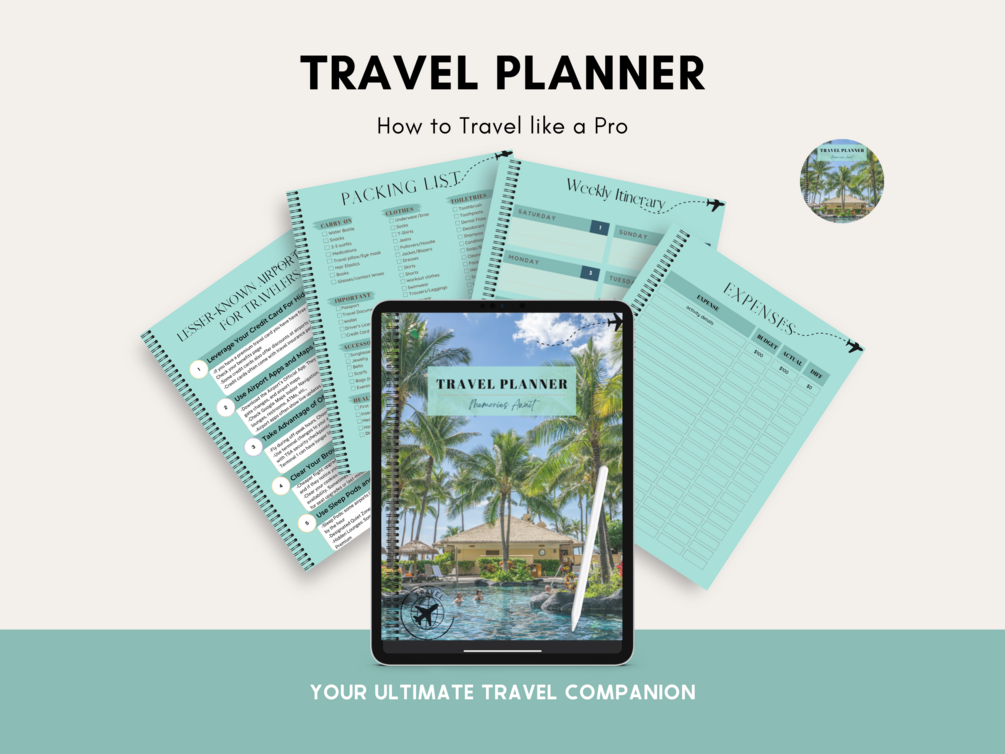 Ultimate Travel Planner Printable | Packing List, Flight Checklist ...
