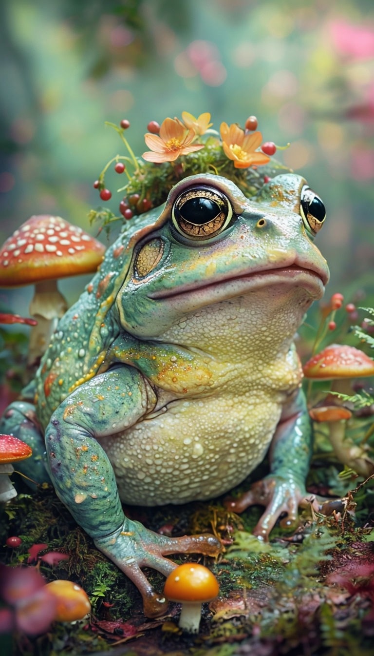 Harmony of the Forest: The Frog