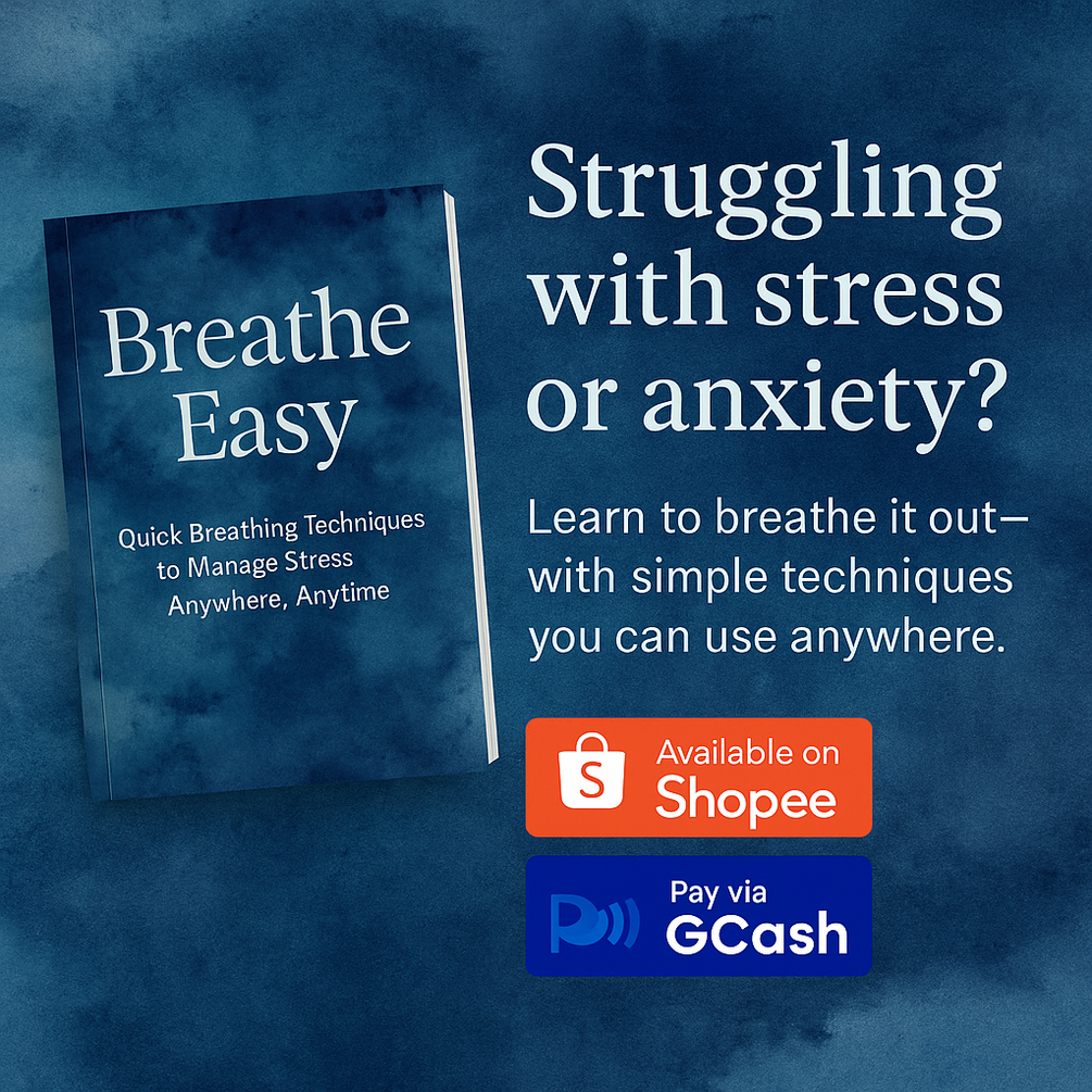 "Breathe Easy: Quick Breathing Techniques to Manage Stress” ebook