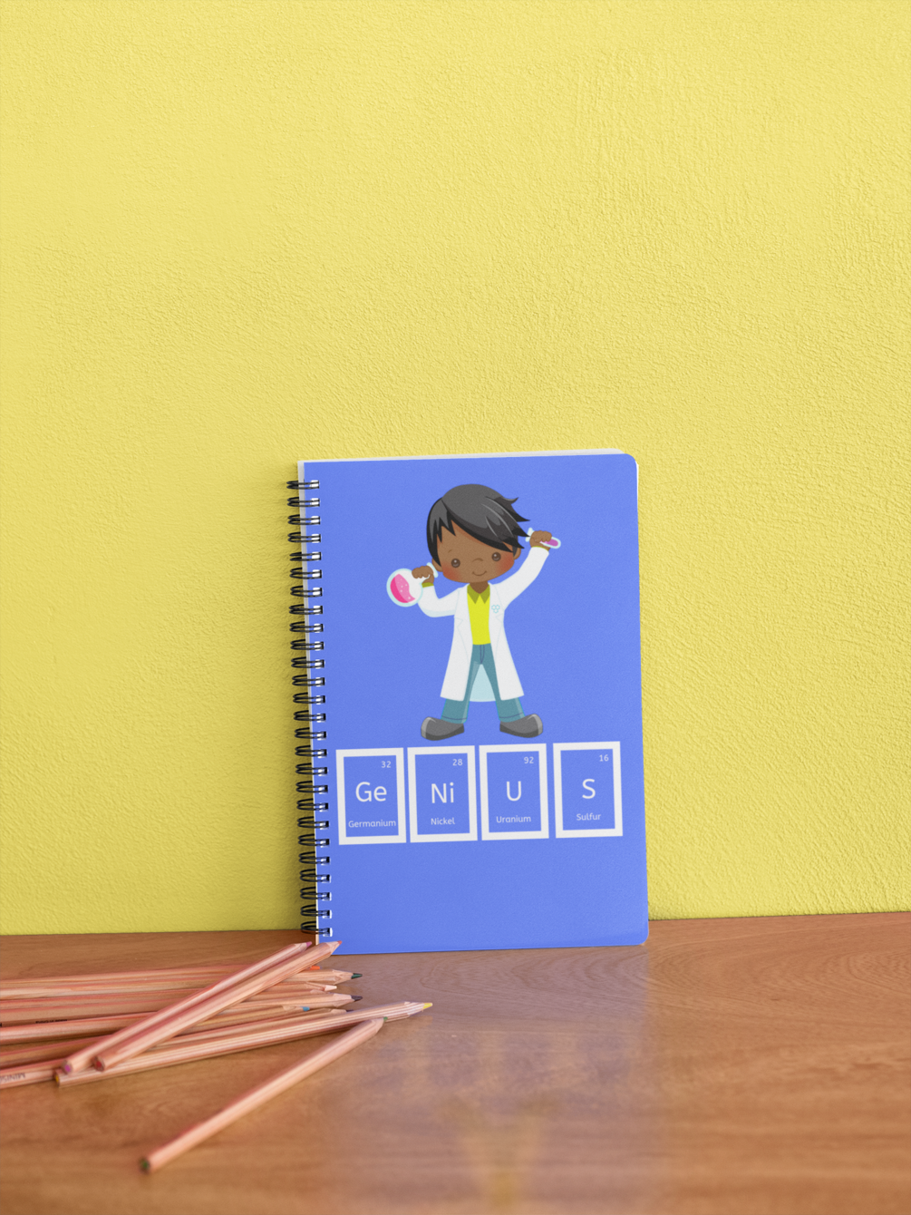 Boy Genius Spiral Notebook