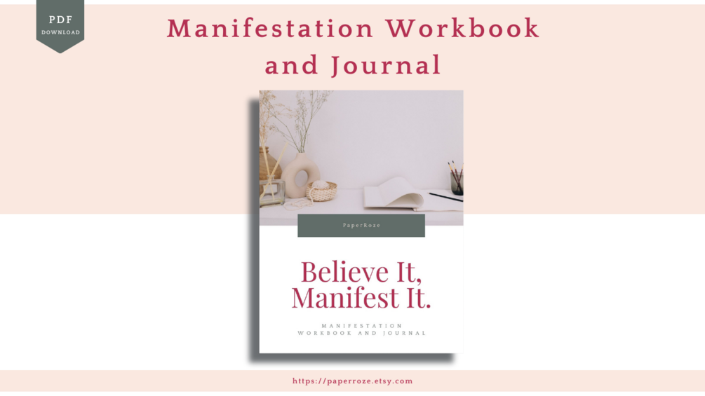 Manifestation Workbook and Journal