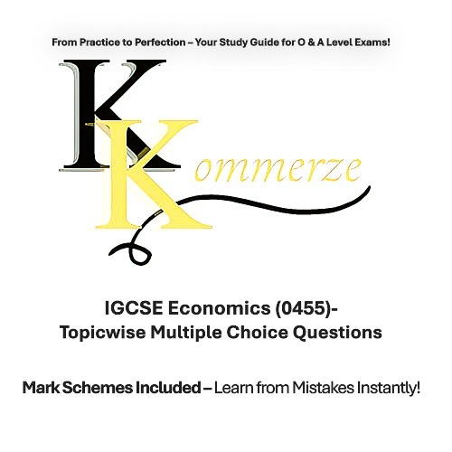 IGCSE Economics (0455) - Topicwise Multiple Choice Questions with Mark ...