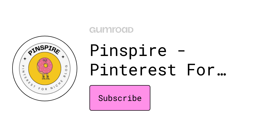 Pinspire - Pinterest For Content Site