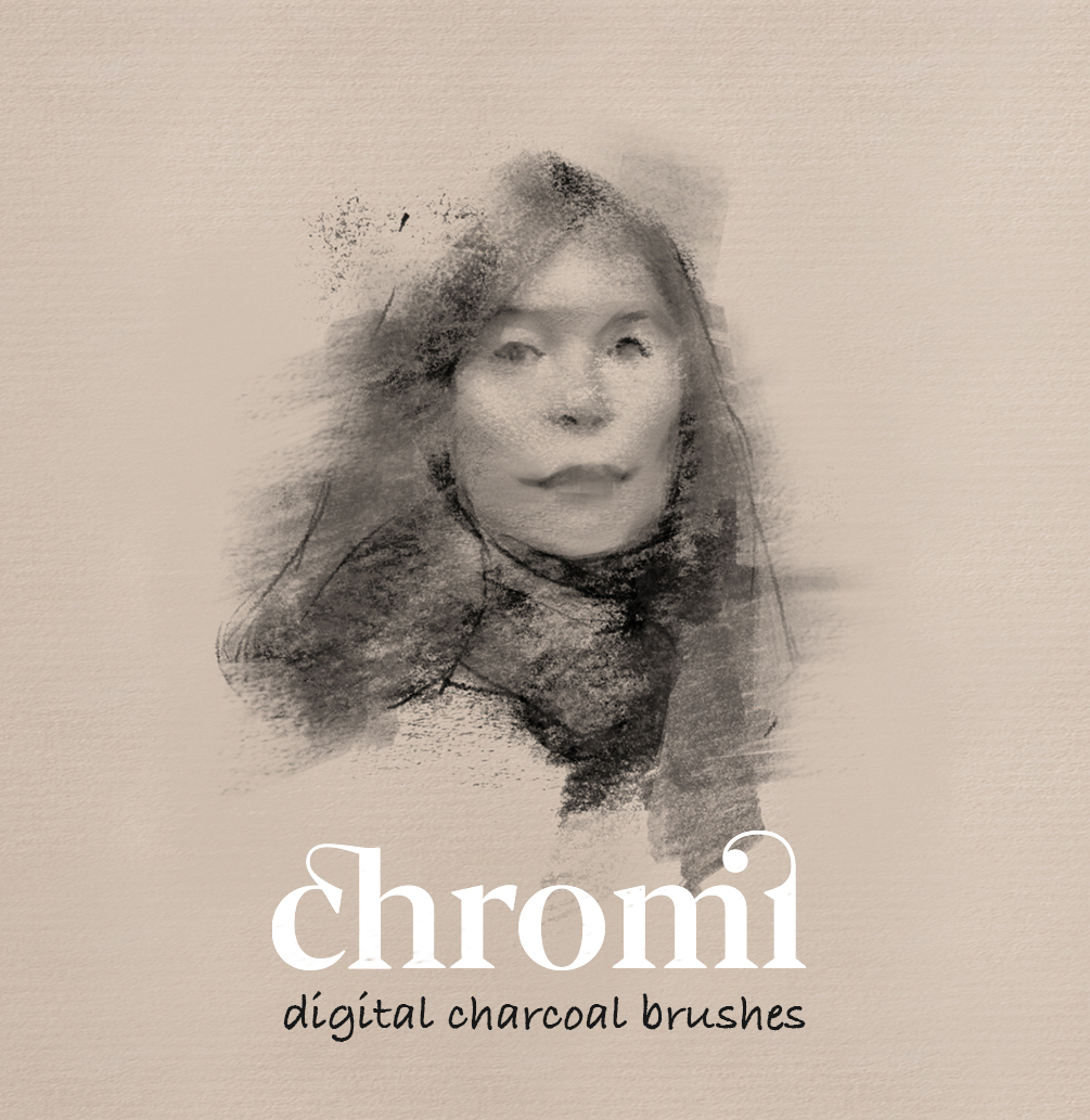 Chromi - Custom Digital Charcoal Brushes