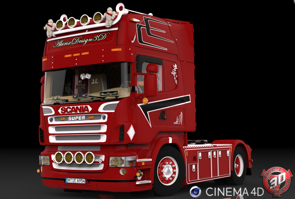 3D Scania R500 V8 4x2