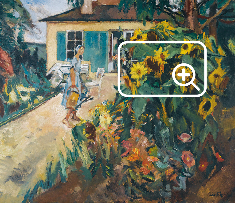 77 digital images of Leo Putz paintings, people landscape still life ...