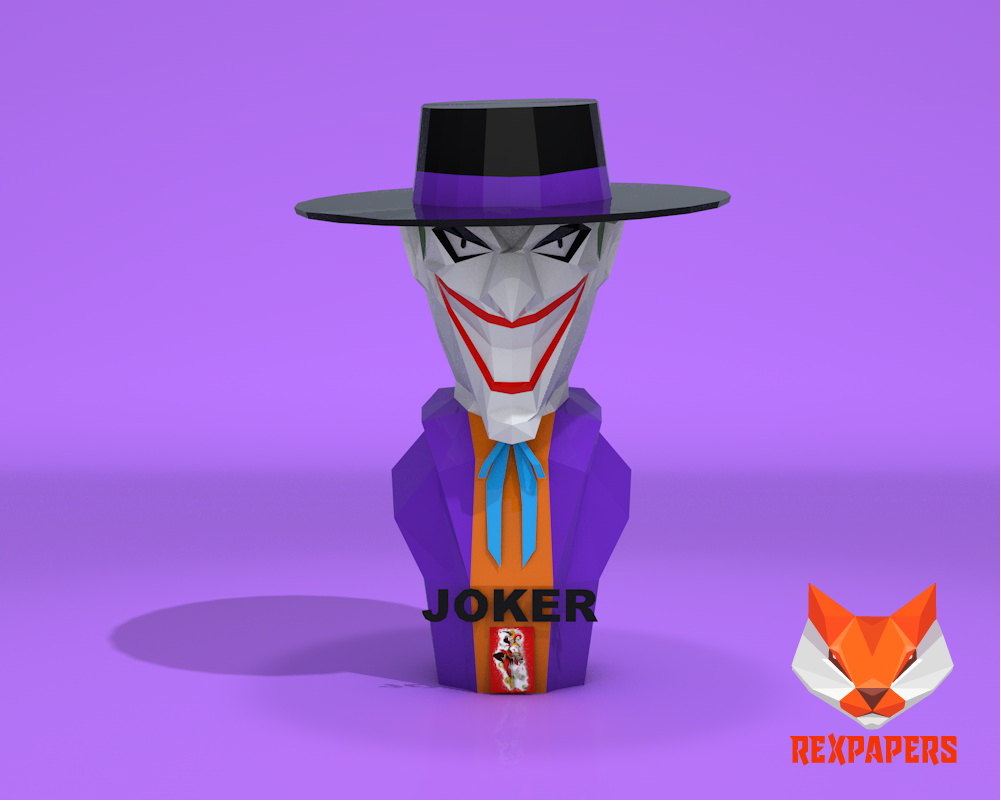 WINE BOX JOKER PAPERCRAFT