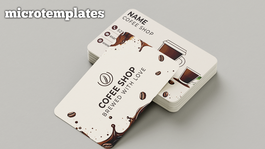 Coffee Card Design — Unique, Customizable Templates for Cafés & Baristas