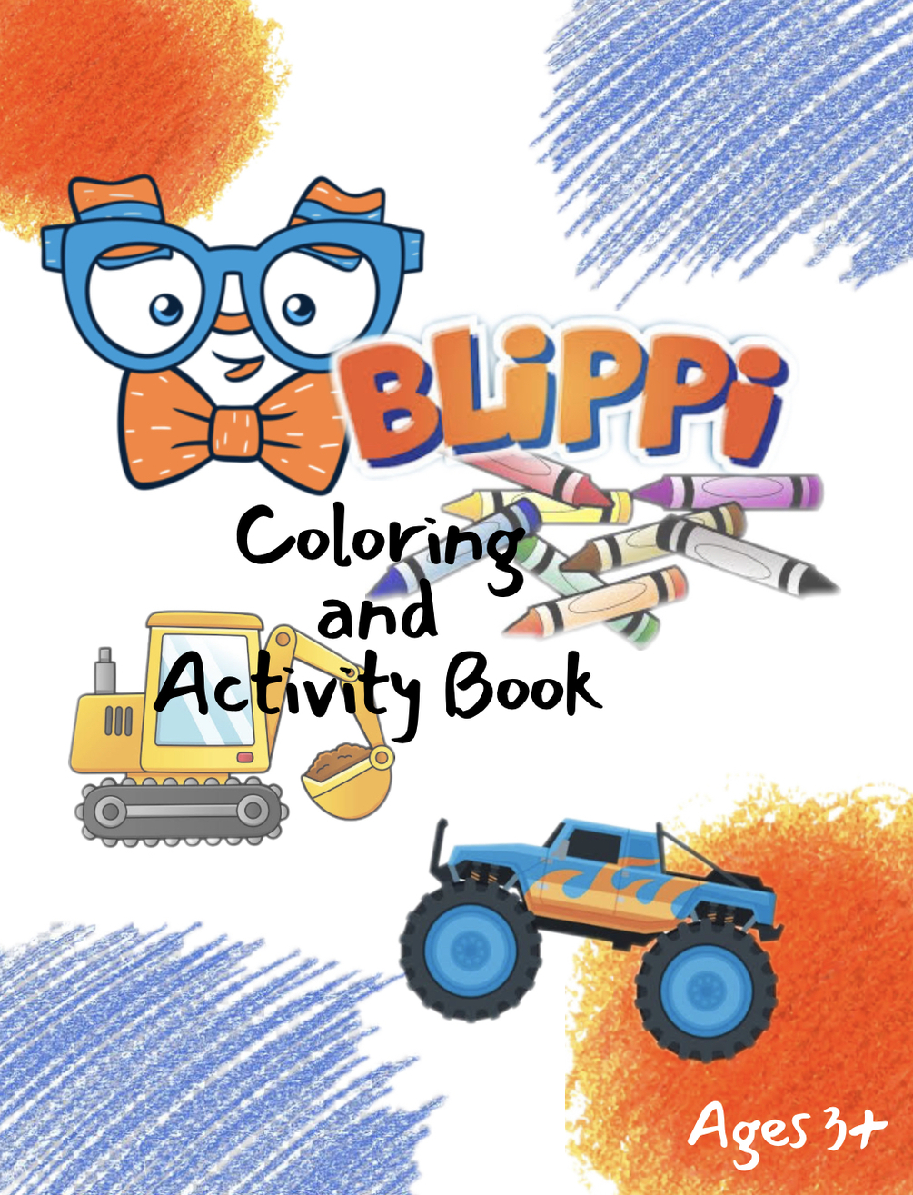 Blippi Coloring and Activity Book