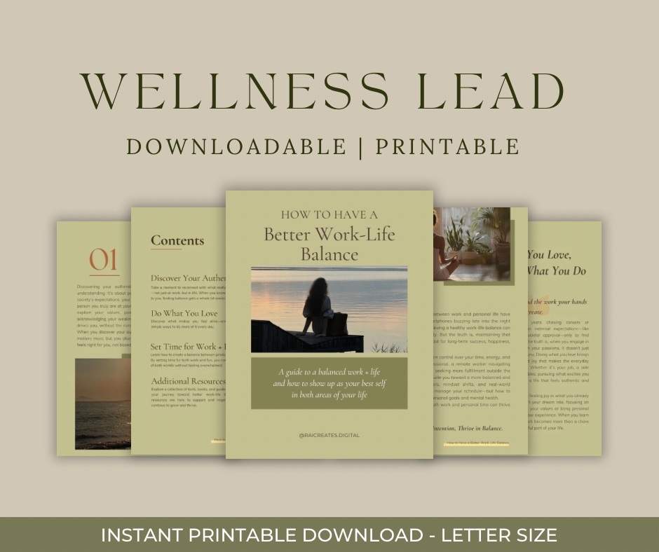 MINIMALIST WELLNESS LEAD EBOOK