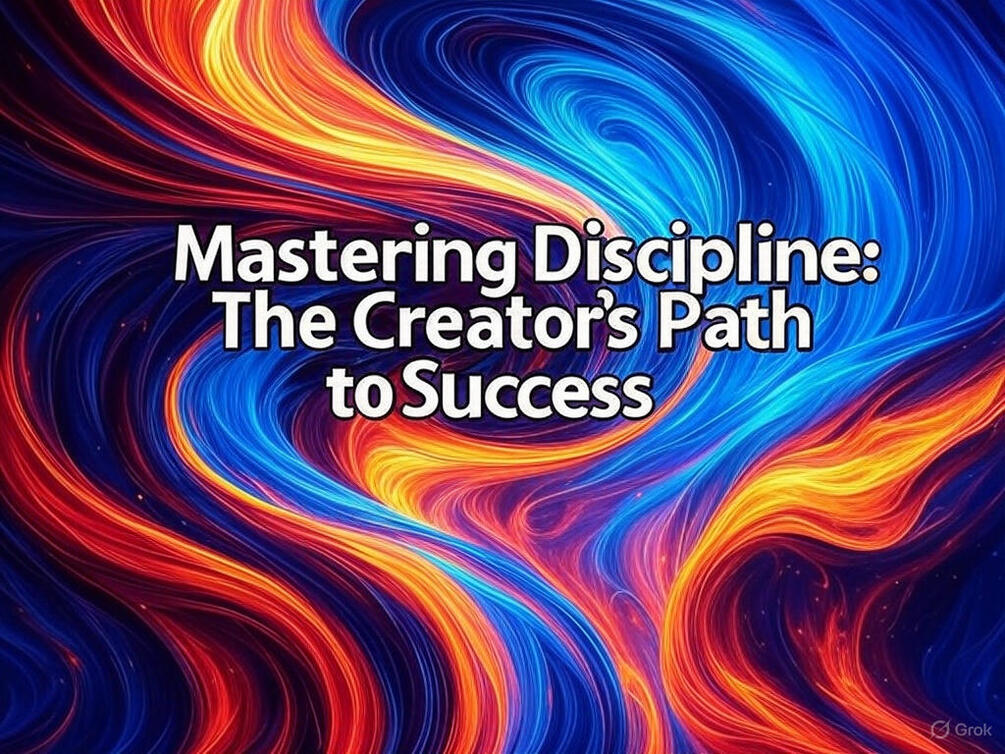Mastering Discipline: The Creator’s Path to Success