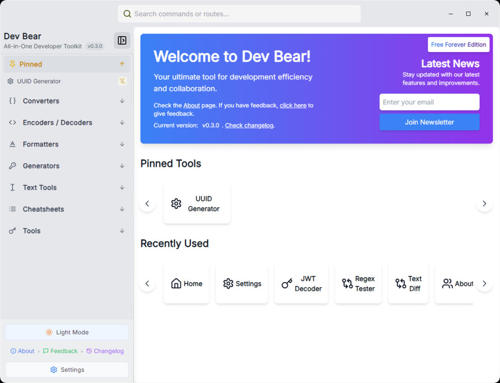 Dev Bear - Free, All-In-One Developer Toolbox