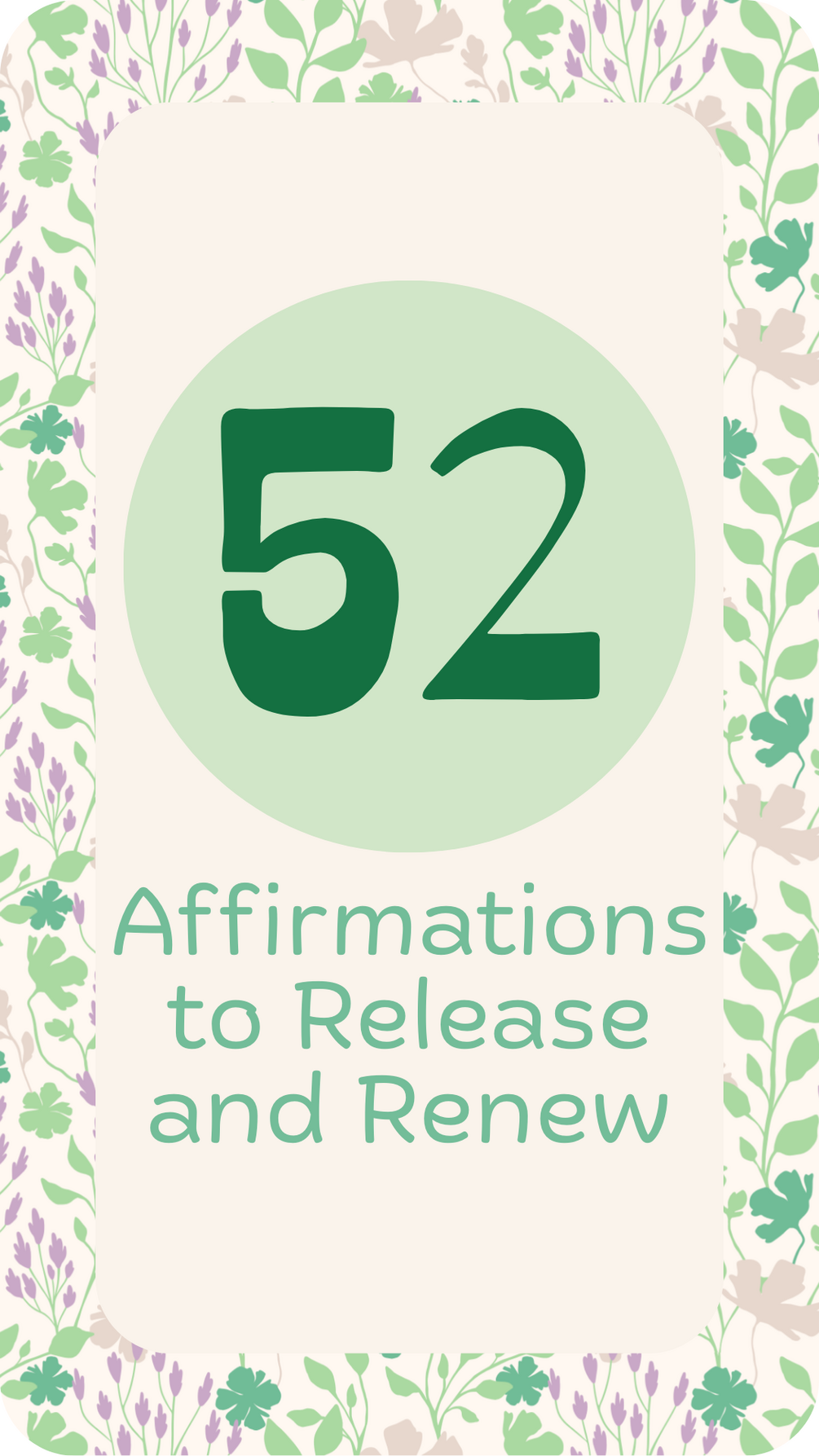 Spring Affirmation Card Pack