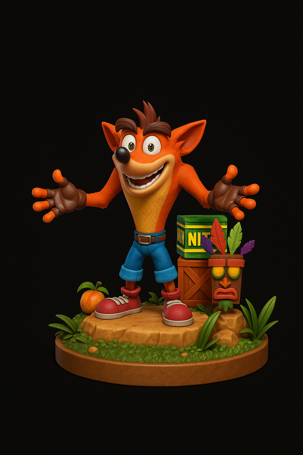 Crash Bandicoot STL 3D Model – High-Quality Fan Art