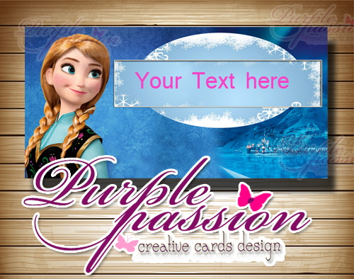 Frozen Name tag - Anna
