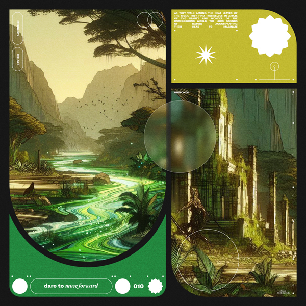 Dare to Move Forward - Premium Vector Assets and Digital Art Print