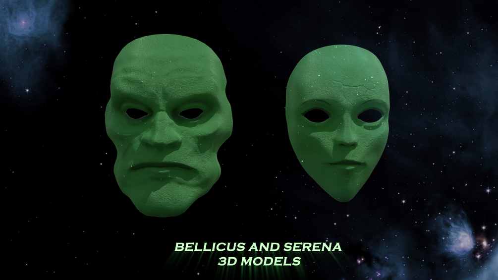 Ben 10 ‑ Bellicus And Serena 3D Model.