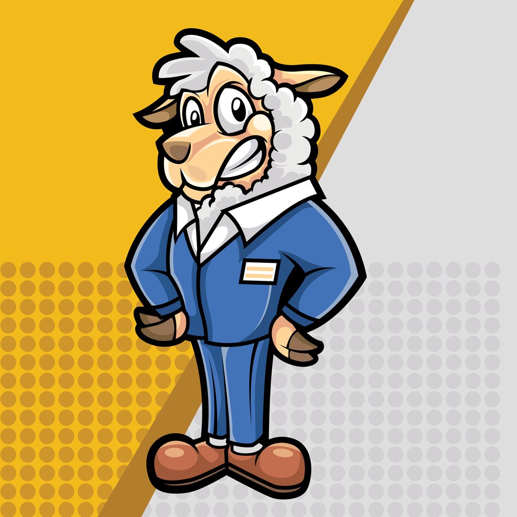 Perfect Sheep Mascot Design for Small Businesses and Startups