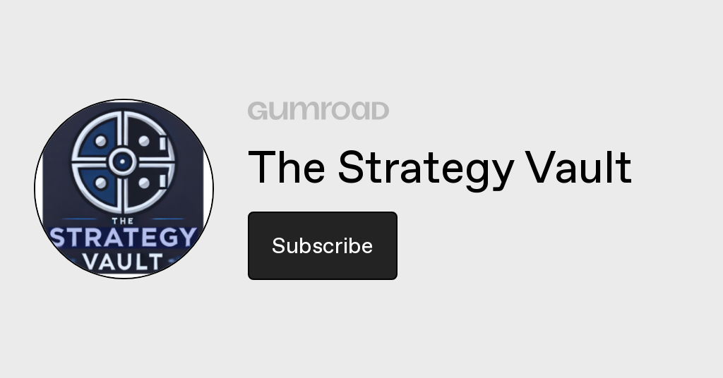 The Strategy Vault