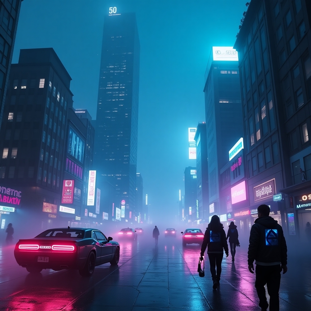 Tokyo-town AI picture