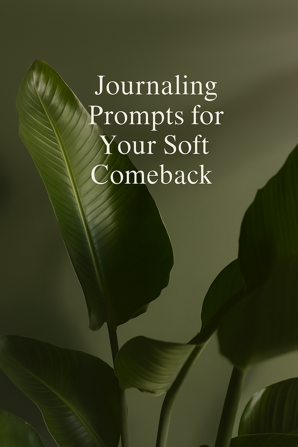 Journaling Prompts for Your Soft Comeback