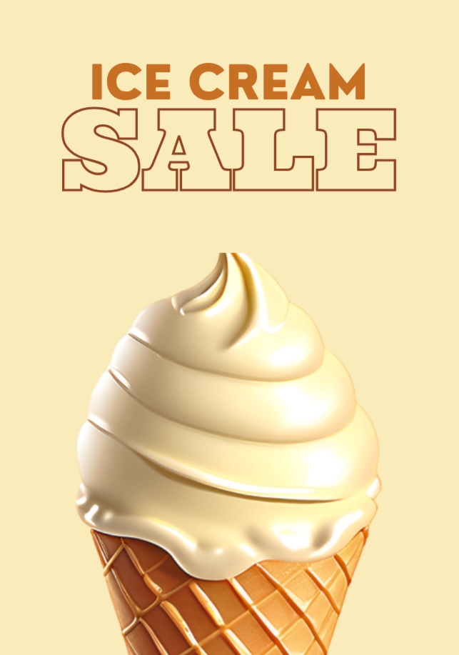 Sweet & Simple: Ice Cream Poster Art