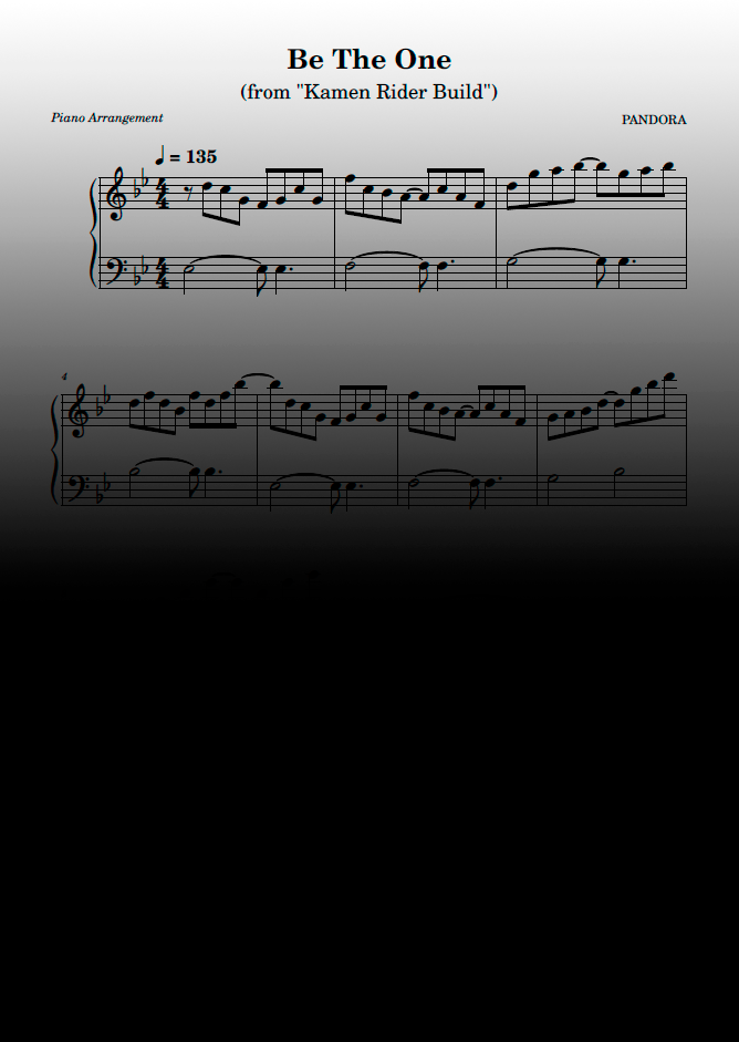 Be The One - Kamen Rider Build