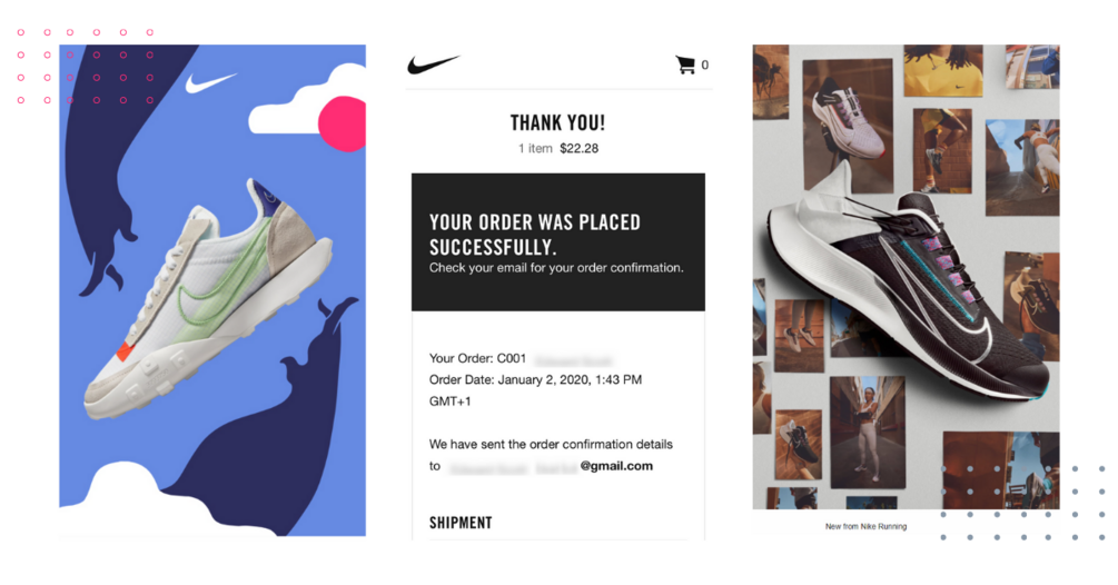 NIKE Email Designs Collection