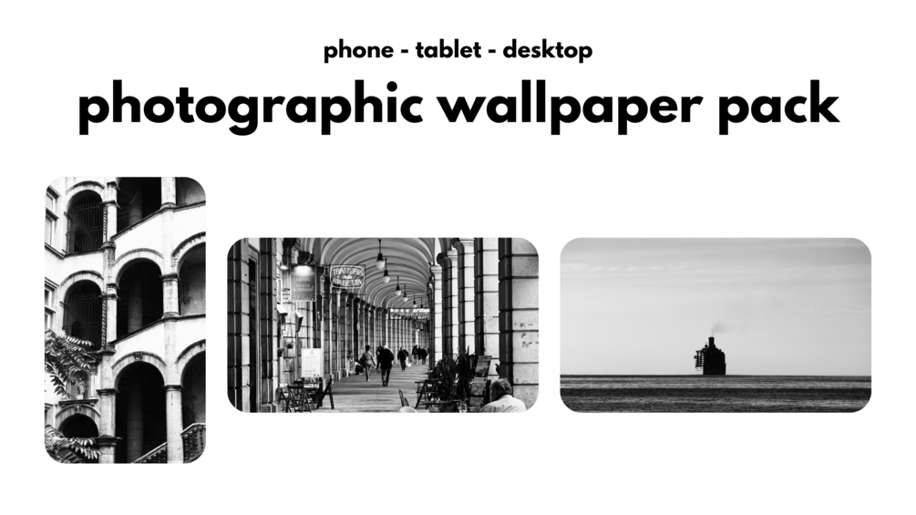 4K Phone - Tablet - Desktop Wallpaper Pack | Photographic Edition
