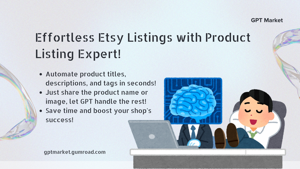 Etsy Product Listing Expert