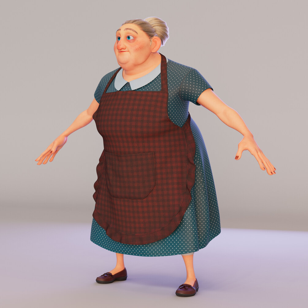 stylized character Martha