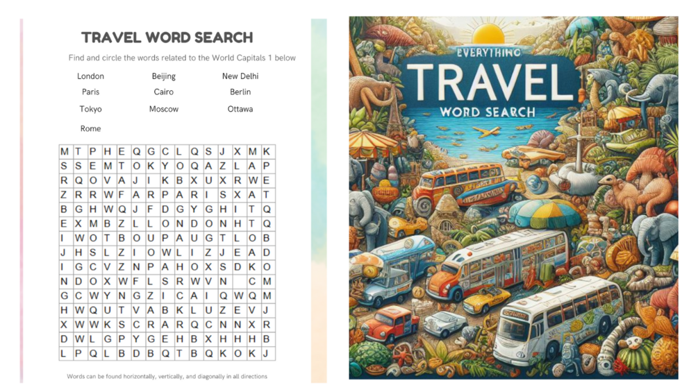The Everything Travel Word Search Book: Around the world in 36 non-stop ...
