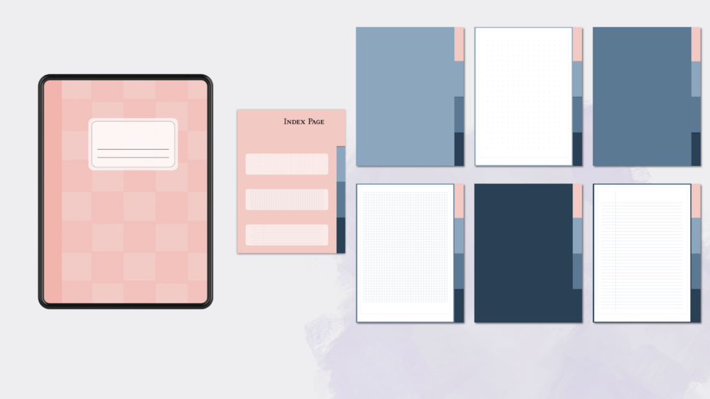 Digital Notebook (pastel pink) | GoodNotes