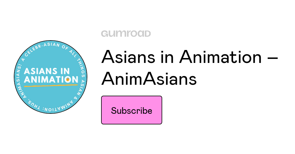 Asians in Animation – AnimAsians