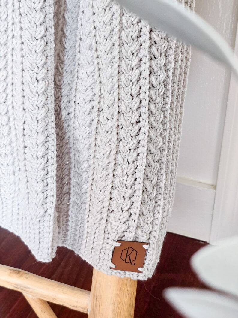 🌾 Cozy Braided Wheat Crochet Blanket Pattern – Your Next Heartwarming Project! 💕