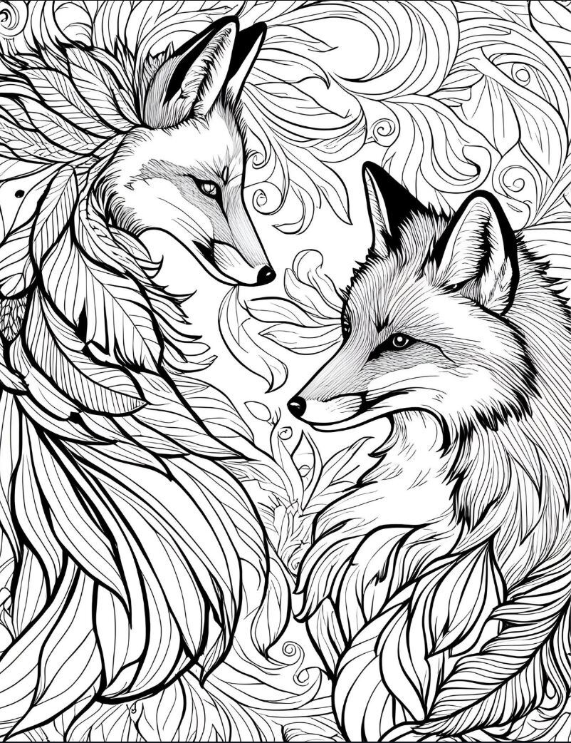 Art Of Wildlife : 50 Mindful Coloring Journey