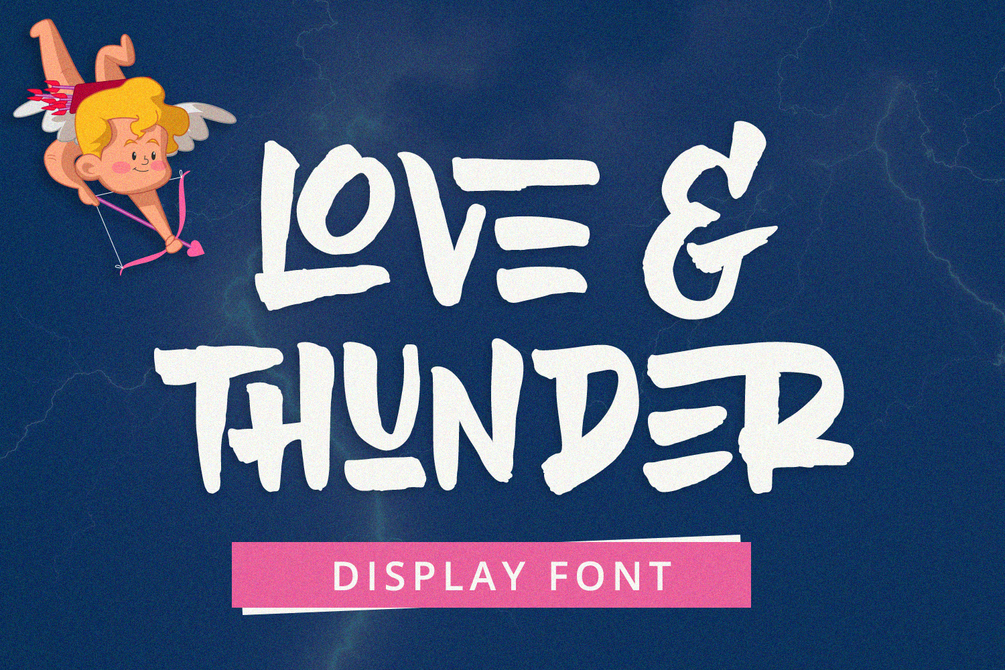Love & Thunder - Display Font