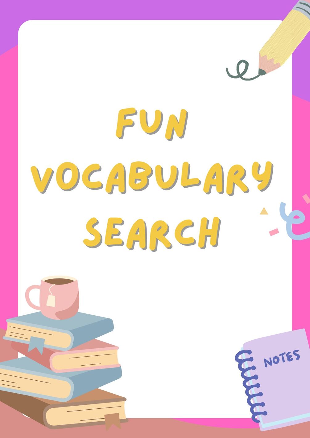 Fun Vocabulary Search