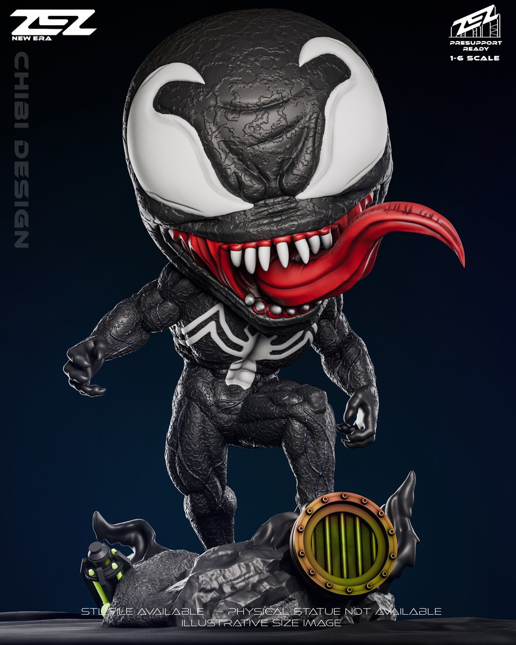 VENOM CHIBI STL