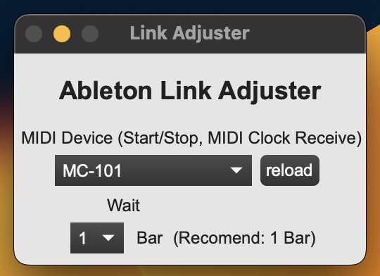 Link Adjuster for non-Ableton Link devices