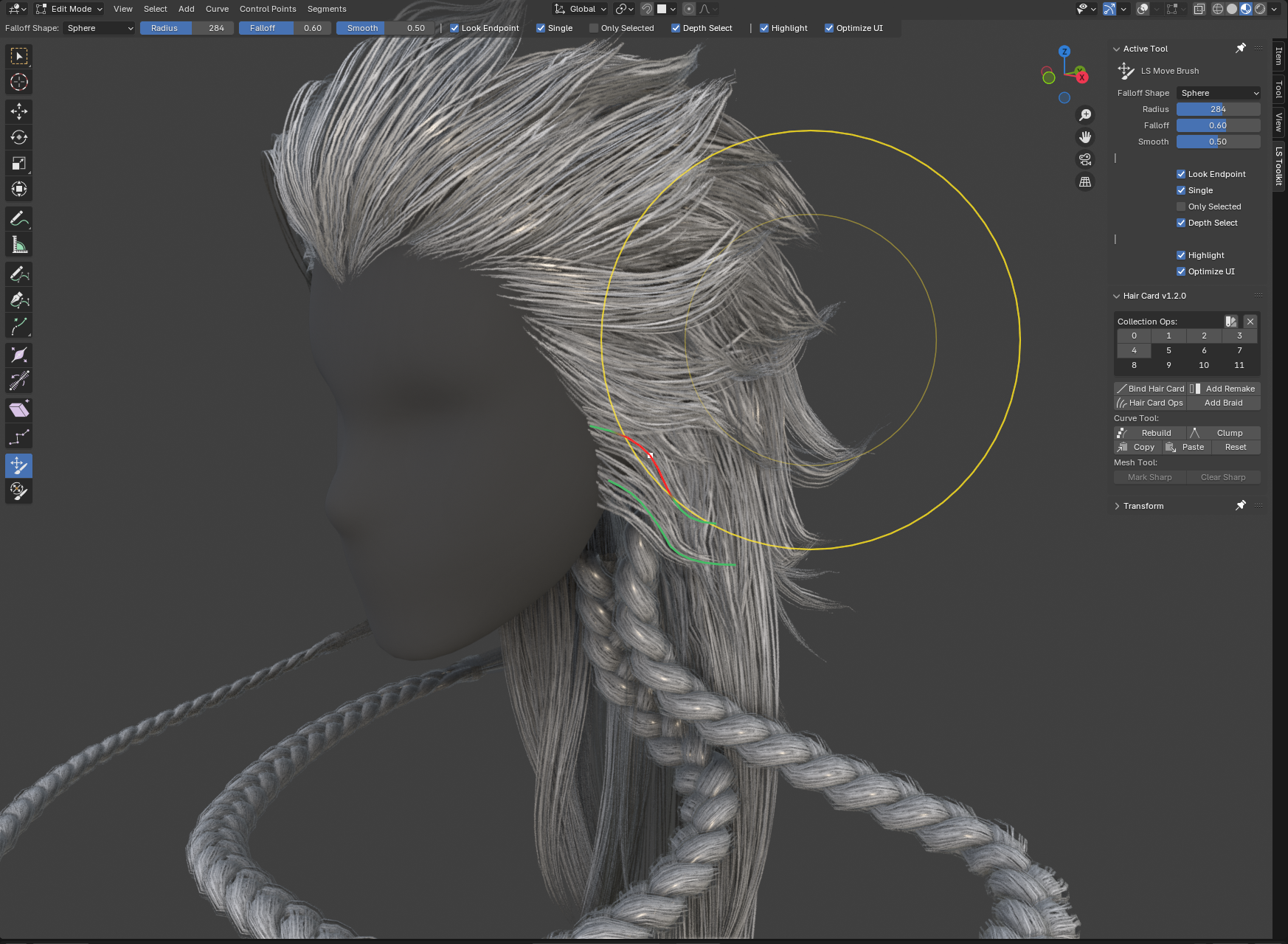 Blender - LS Hair Card Tool