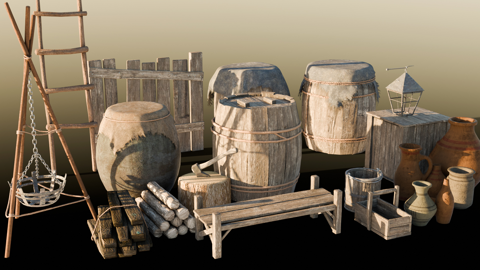 Added New Assets To Medieval Fantasy Props Pack!🎉 - Chuck_CG
