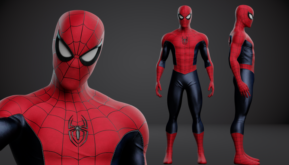 Rivera Classic Spider-Man 3D Model (V2 UPDATE)