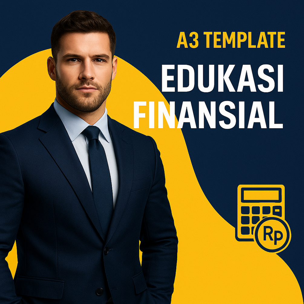 Template PowerPoint Edukasi Finansial – A3 Style