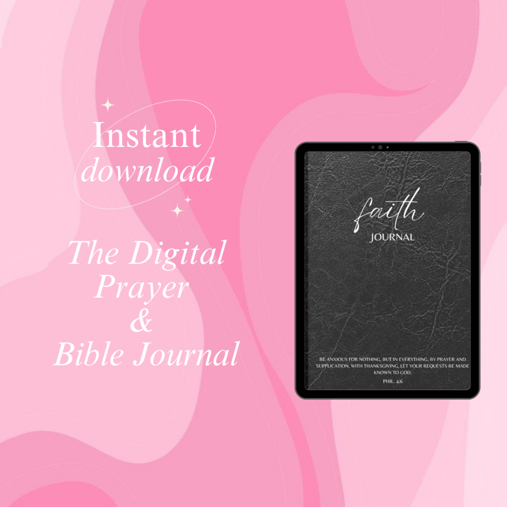 Prayer and Bible Study Digital Journal- Hyperlinked